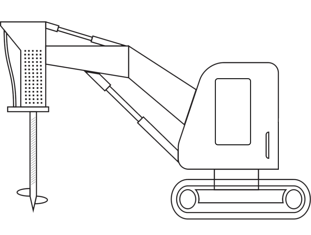 Équipement de fondation en pieux vissé - Pieux Vistech